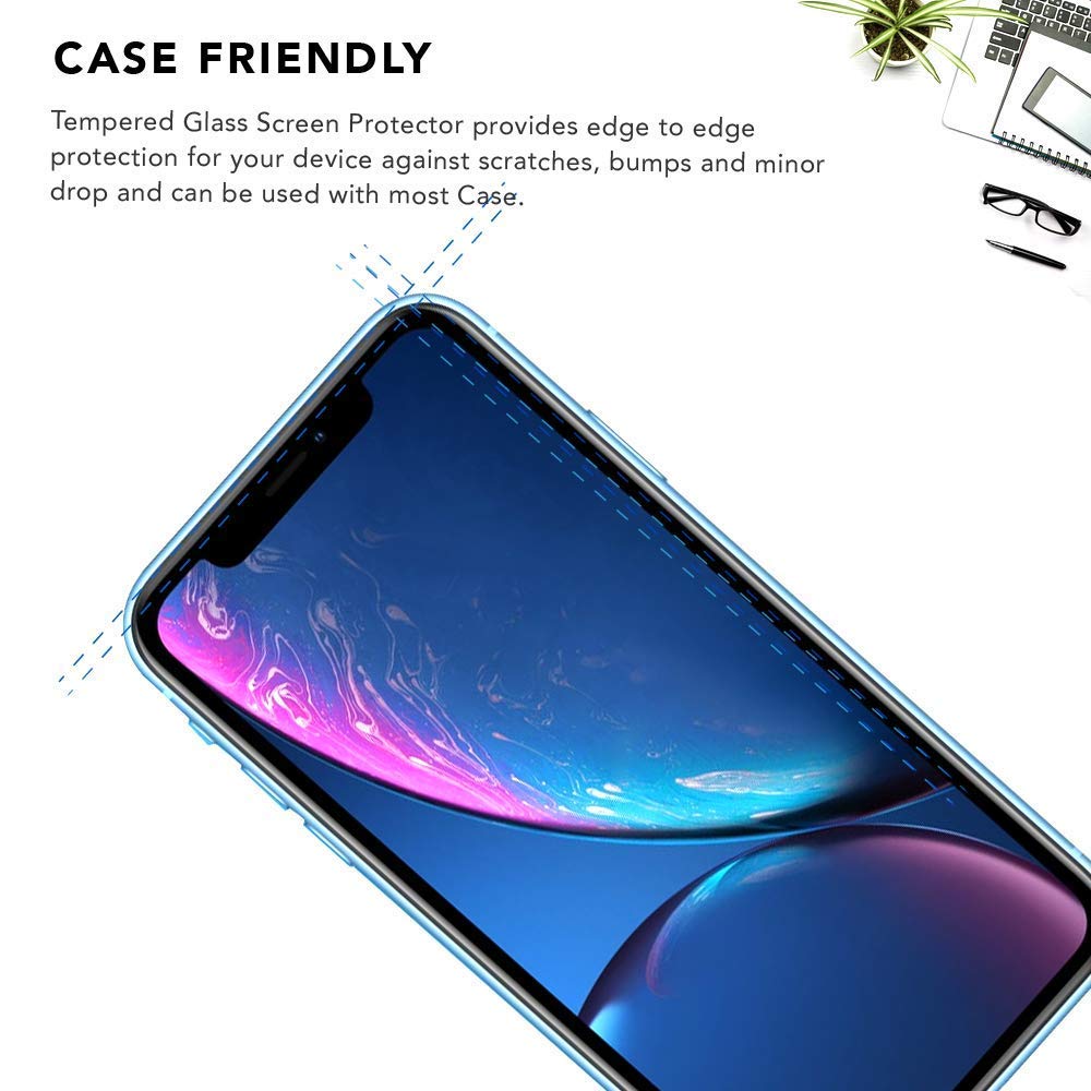 HD Premium 2.5D Round Edge Tempered Glass Screen Protector for iPhone ...